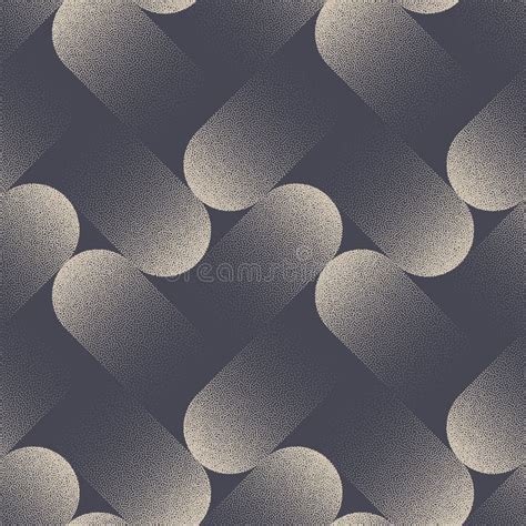 Dynamic Graphic Trendy Seamless Pattern Vector Dot Work Abstract Background Stock Vector