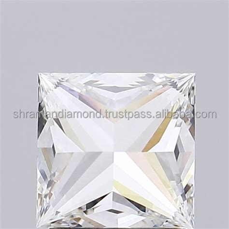Vvs2 Clarity 267 Carat Lab Grown Princess Cut Igi Certified Loose