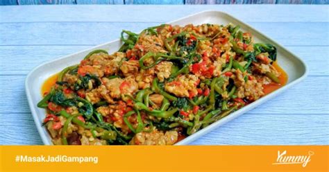 Resep Kangkung Sambal Tempe 1resep1nasibungkus Sederhana Rumahan Di