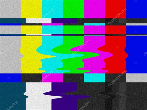 TV Bars Signal Error Stock Photo By Cienpies