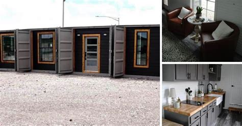 Custom Built Container Home Is The Perfect Cozy Cottage For A Couple