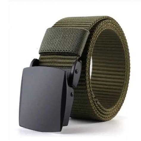 Uni Sex Canvas Military Belt — Yellow Sub Trading