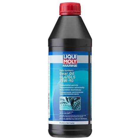 Liqui Moly Fully Synthetic Marine Gear Oil GL4/GL5 75W90 1 L | FortNine ...