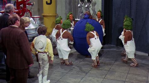 Blueberry Willy Wonka Chocolate Factory