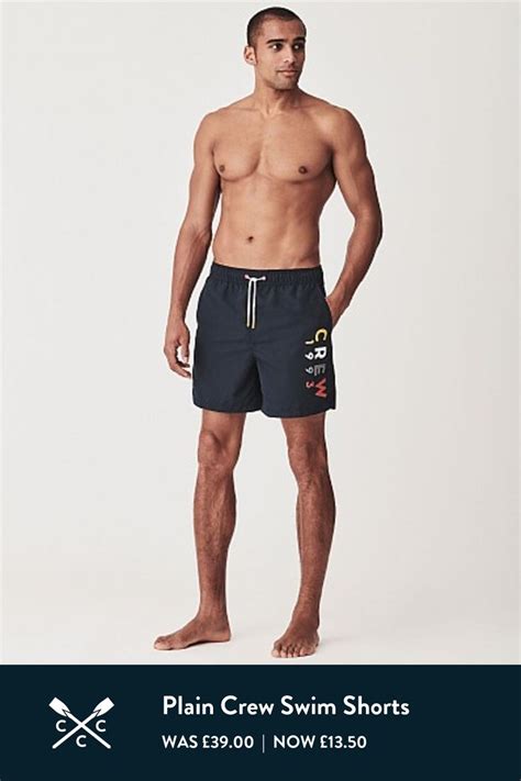 Make A Splash In Our Heritage Navy Swim Shorts Crafted From 100