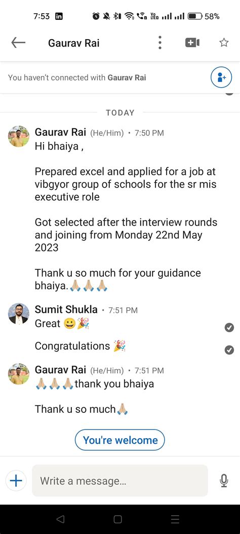 Sumit Shukla On Linkedin Career Job Interview Hiring Successful