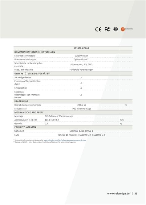 Solaredge Commercial Catalogue Efgolan Seite 35 Daumenkino Pdf