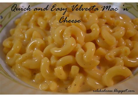 Quick And Easy Velveeta Macaroni Cheese