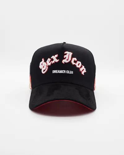 Gorra Dreamer Hats Sex Icon Original Full Set Negro Snapback Lisa