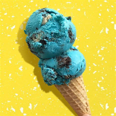 Cookie Monster Ice Cream Loaded With Cookies Dough And Chocolate Lickers