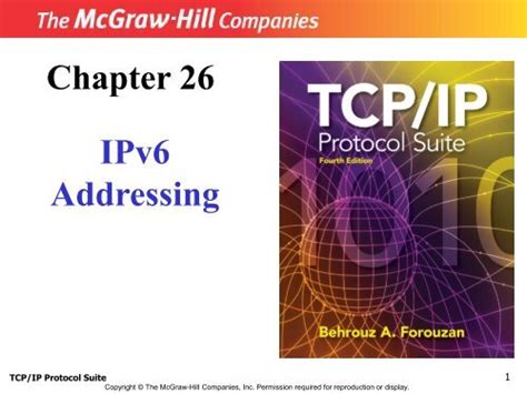 Chapter 26 Ipv6 Addressing