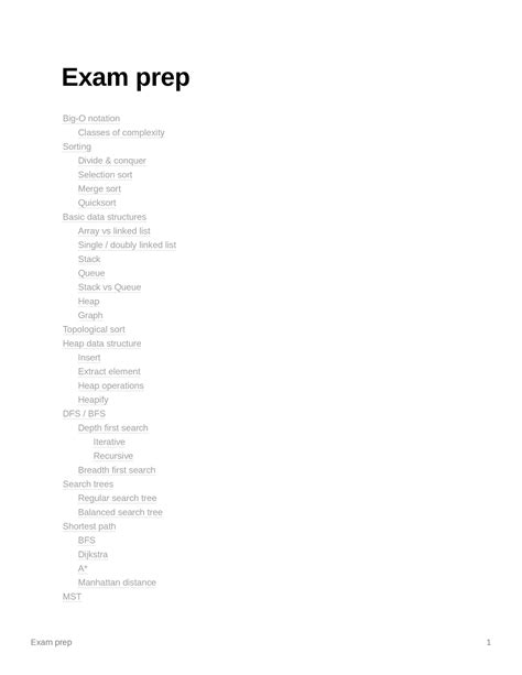 Exam Prep Dsa Exam Prep Notes Exam Prep Big O Notation Classes Of