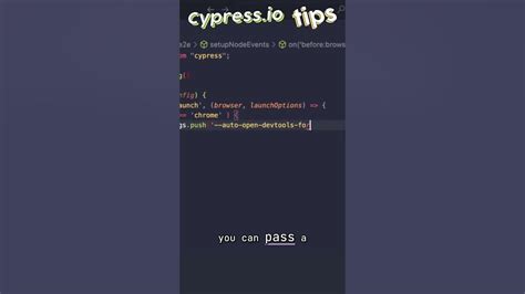 Open Devtools Automatically In Cypress Youtube
