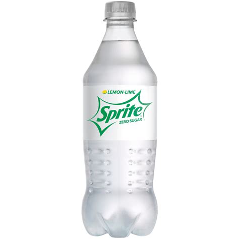 Sprite Zero Sugar Lemon Lime Diet Soda Pop Soft Drink 20 Oz