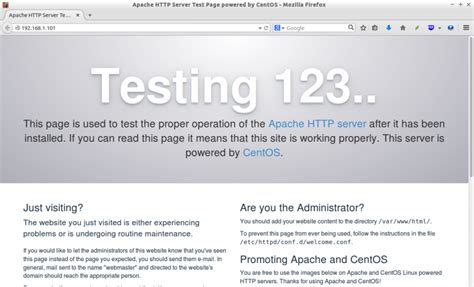 Install Lamp Server Apache Mariadb Php On Centos Rhel Scientific