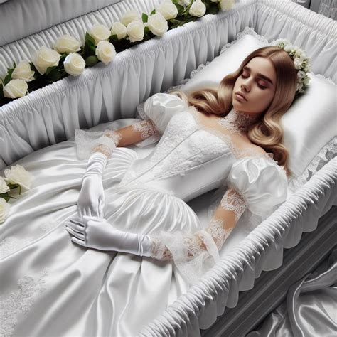 Beautiful Girl Resing In White Coffin 2 By Silkyduck On Deviantart