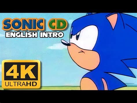 Sonic Cd English Intro Remastered 4k Upscaled Youtube