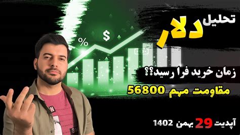🔴تحلیل دلار امروز 29 بهمن صعود دلار ادامه داره؟ میتونیم توی این سطوح