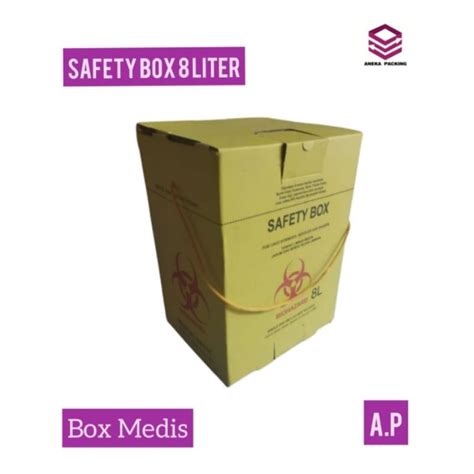 Jual Safety Box Medis 8 Liter Box Tali Tempat Sampah Medis 8 Liter