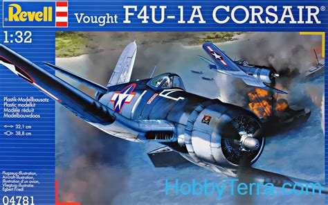 1 32スケールの航空機Vought F4U 1D Corsair戦闘機 Revell 04781 HobbyTerra
