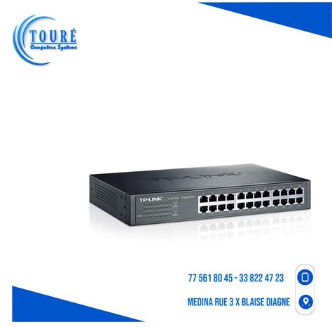 Tp Link Switch 24 Ports Gigabit Tl Sg1024d Vente Matériels Et