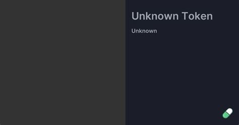 unknown token unknown pump