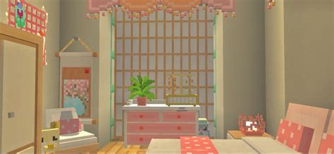 Minecraft Sakura Shores Bedroom Minecraft Decor Home Decor