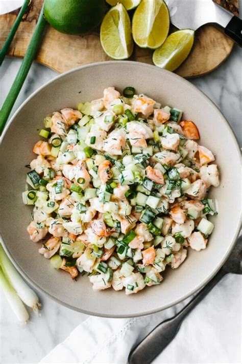 Cucumber Shrimp Salad Downshiftology