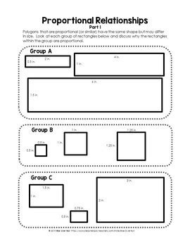 Intro To Proportional Relationships Activity By Rise Over Run TpT