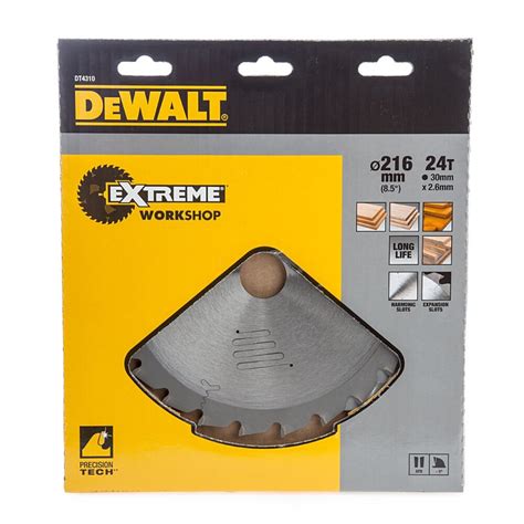 Диск циркулярен Dewalt за рязане на дърво 216x30x2.6мм, 24z — KM Tools