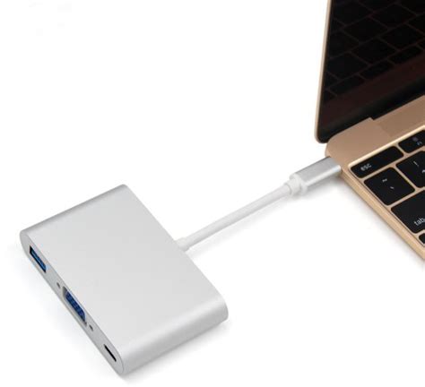 China Custom USB Type C To VGA Adapter Multiport Manufacturers Suppliers Factory Direct