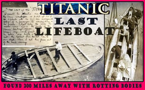 Incredible Photos Of Titanics Last Lifeboat Found 200 Miles Away