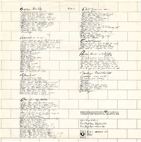 List O Records With Handwritten Liner Notes Steve Hoffman Music Forums