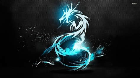 Awesome Dragon Background Blue Lightning Dragon Hd Wallpaper Pxfuel
