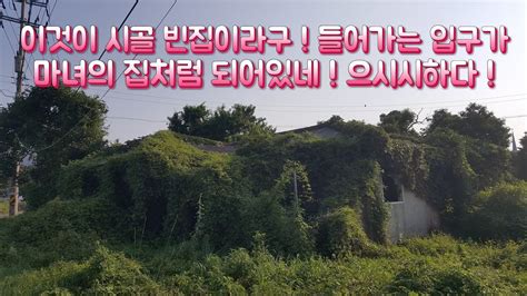 시골빈집 들어가는 입구가 마녀의 집처럼 되어있네 내부 풍경은 희한하네 옛날시골집 멋진옛날집 멋진여행 멋진풍경 Youtube