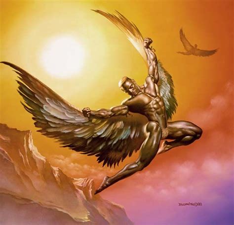 Boris Vallejo Icarus Tags Icarus Ikaros Daedalus Daidalos With