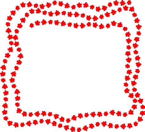 SVG floral Cadre frontière Image et icône SVG gratuite SVG Silh