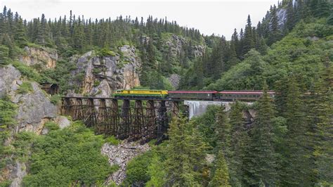 Skagway Alaska White Pass Train Ride To Inspiration Point Excursion