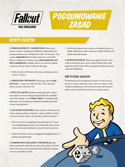 Fallout Reference Sheet Pl Digital Pdf