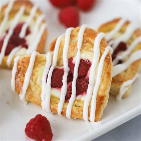 Raspberry Cheese Danish The Carefree Kitchen