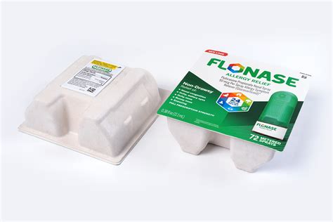 Plastic Free Blister Pack For Flonase Paperfoam