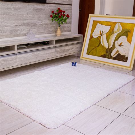 Tapete Peludo Felpudo De Sala Ou Quarto Luxo X Shopee Brasil
