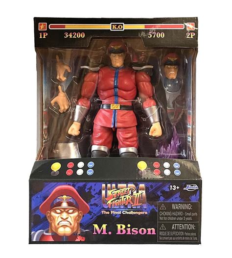 Street Fighter The Final Challengers M Bison Action Figure Visiontoys