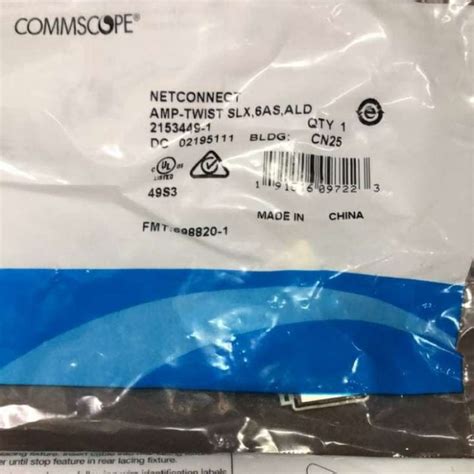 Promo Commscope Modular Jack Cat6a Diskon 23 Di Seller Silia Store Kalibata Kota Jakarta