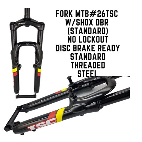 FORK MTB TSC W SHOX DBR Standard Shopee Philippines
