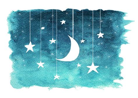 How To Draw The Moon And Stars