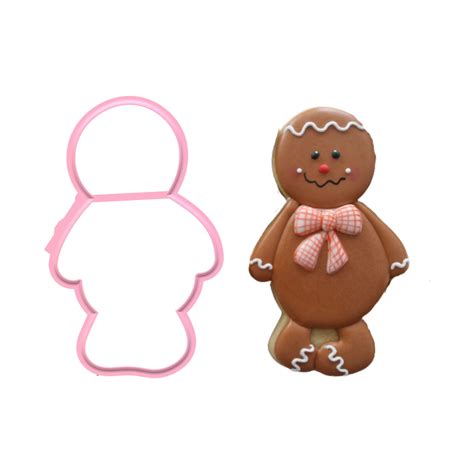 Cortador Para Biscoito E Pasta Americana Ginger Man Shopee Brasil