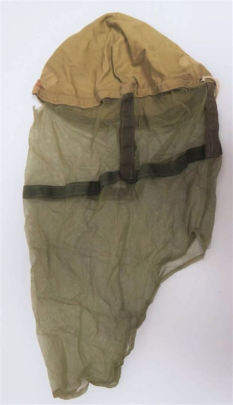 Ww2 British Mk2 Steel Helmet Mosquito Netting Cover In General