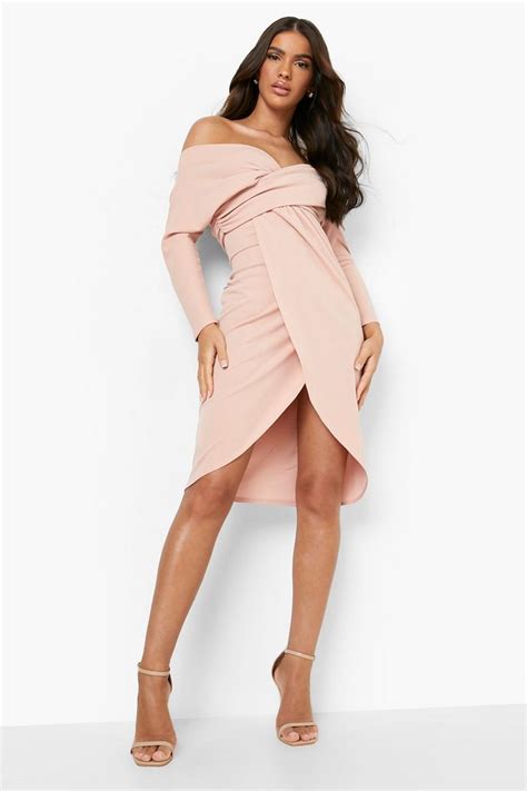 Scuba Dresses Boohoo Uk