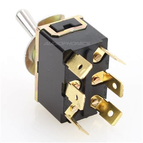 2 pole 2 positions aviation type toggle switch on on 250v 15a